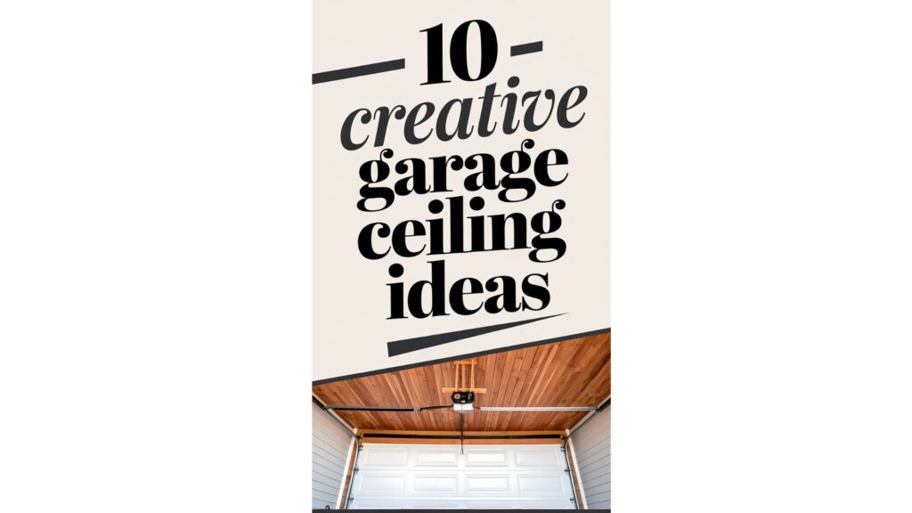 10 Creative Garage Ceiling Ideas for a Stylish Upgrade ...