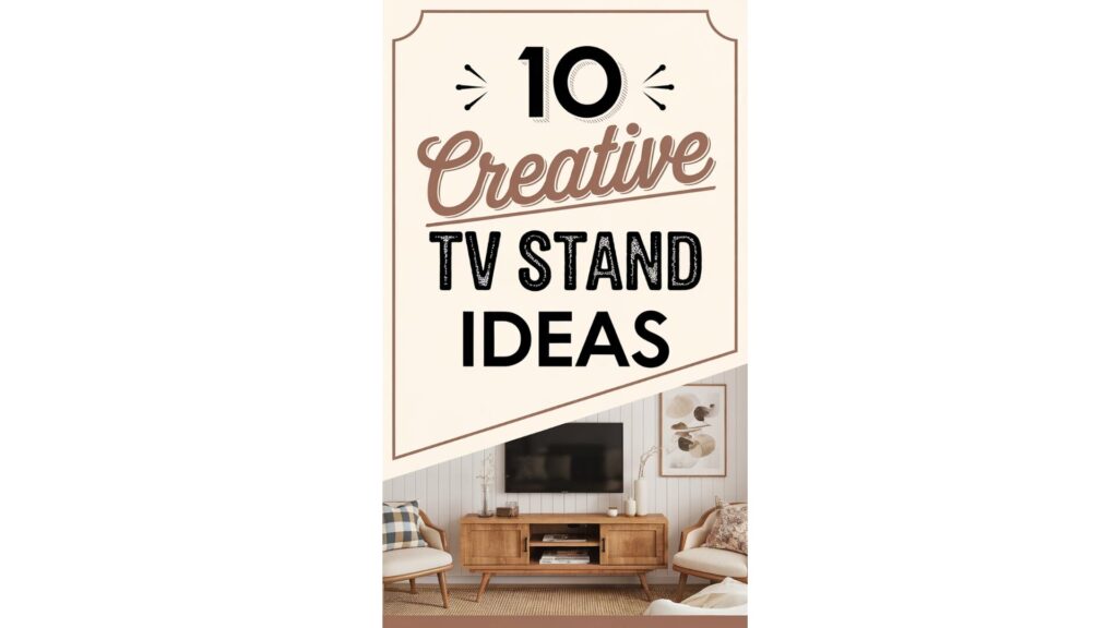 10 Creative TV Stand Ideas for Every Style - cozynestinteriors.com