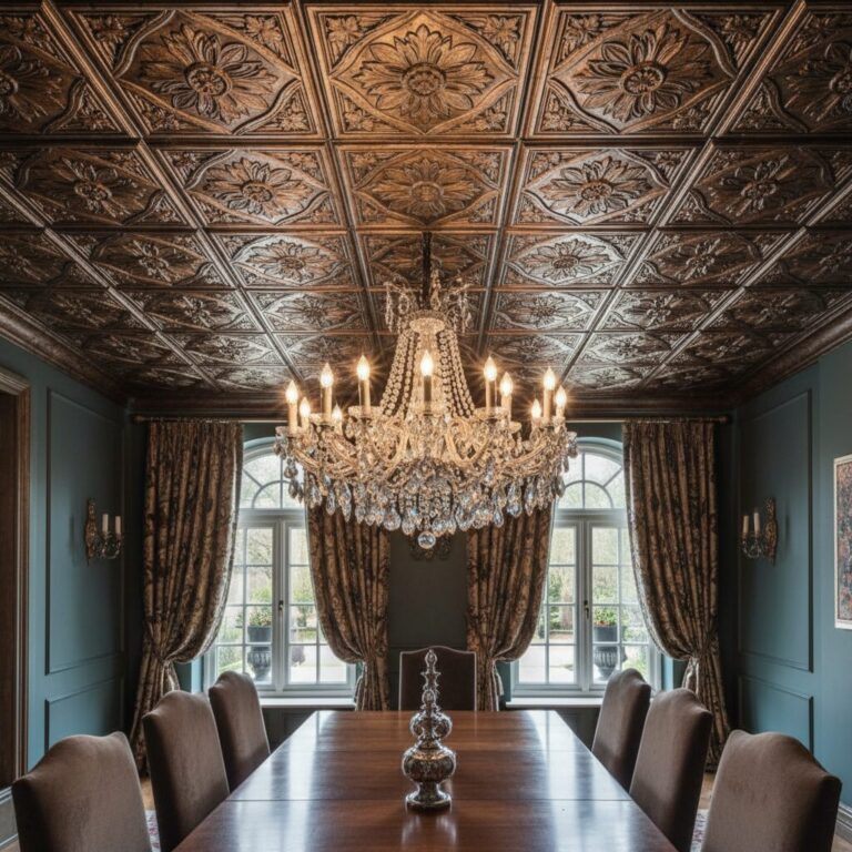 10 Surprising Popcorn Ceiling Ideas - cozynestinteriors.com